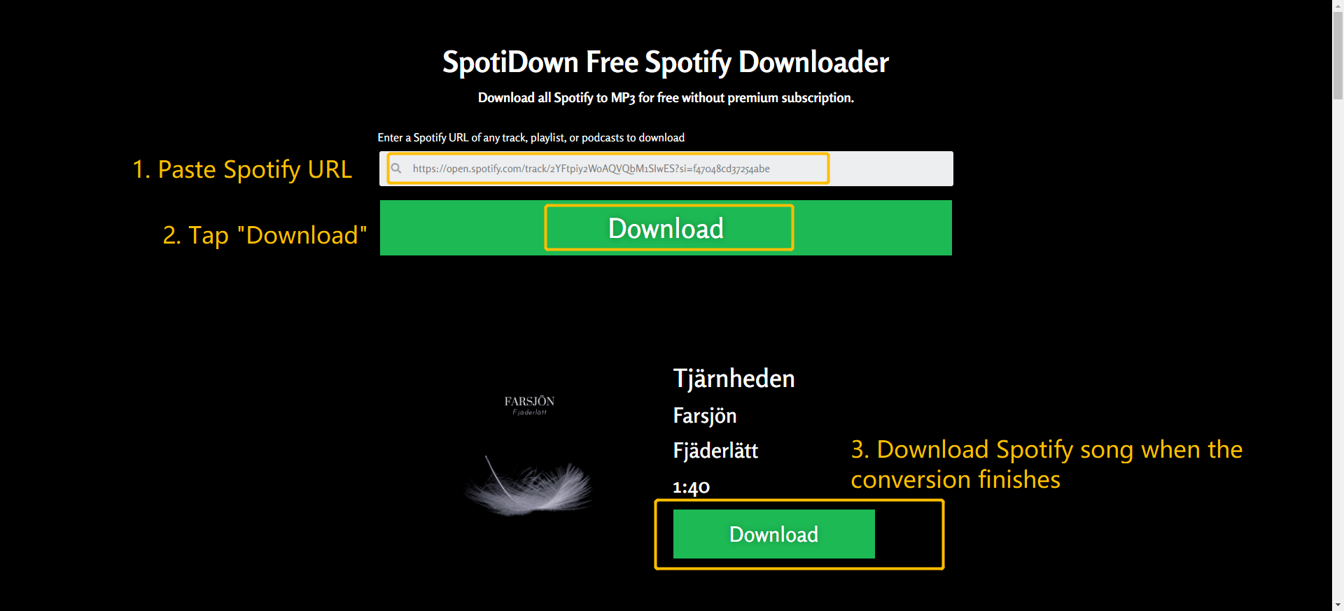 SpotiDown Online Spotify Downloader – Free Download Spotify to MP3 ...